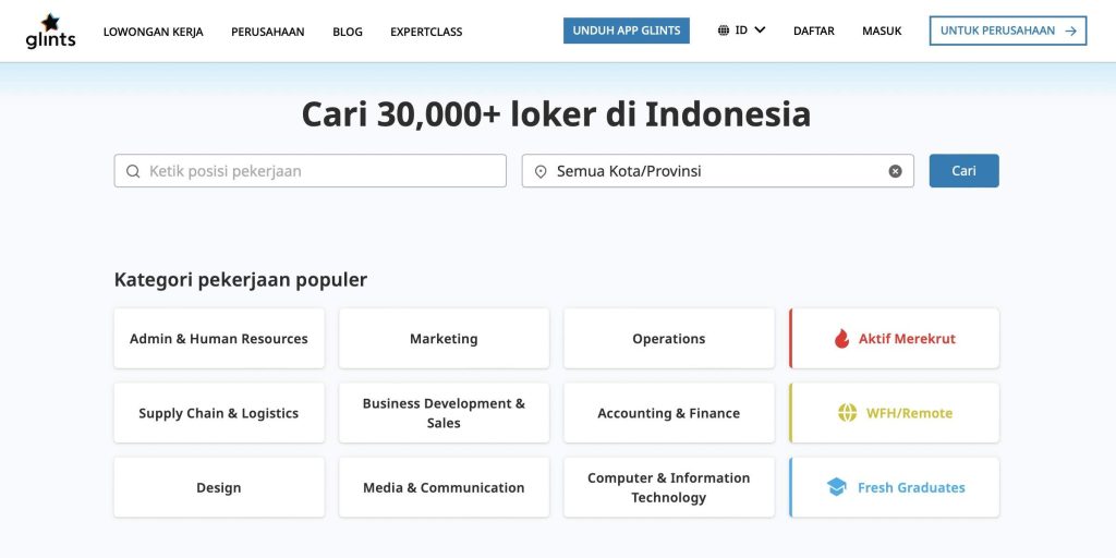 8 Situs Lowongan Kerja Terbaik-Terpercaya Indonesia 2025 - HRnesia